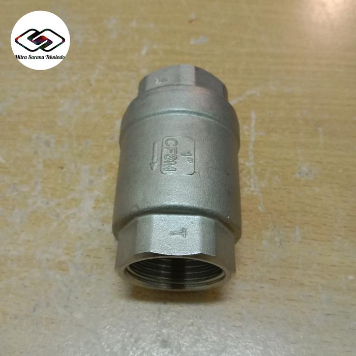 Jual Spring Check Valve Stainless SS 316 1" inchi 1000 WOG - Jakarta ...
