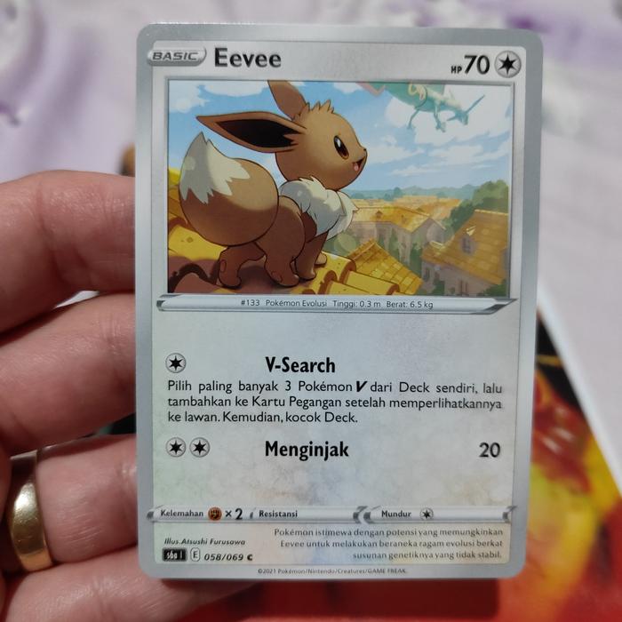 Jual Kartu Pokemon Eevee Basic - Kota Surabaya - RB Hobby Card | Tokopedia