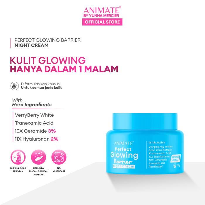 Promo Animate Perfect Glowing Barrier Night Cream 10 gr - Kab. Bogor ...
