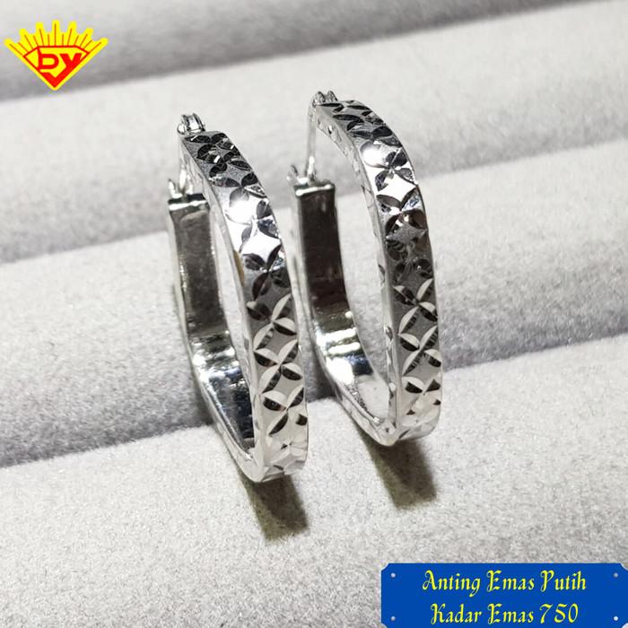 Jual Anting Emas Putih 417 Kadar Emas 750 - Jakarta Pusat - TOKO MAS ...