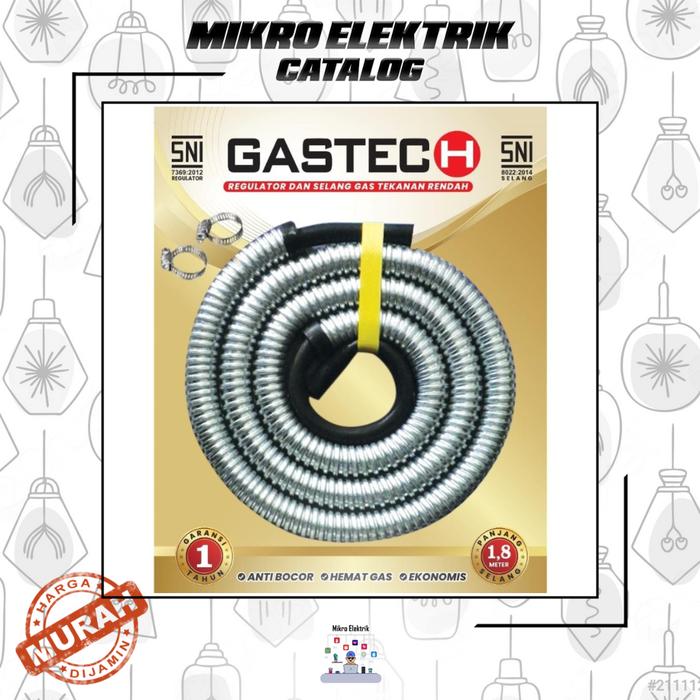 Jual Selang Gas Regulator GASTECH - Kota Depok - Mikro Elektrik | Tokopedia