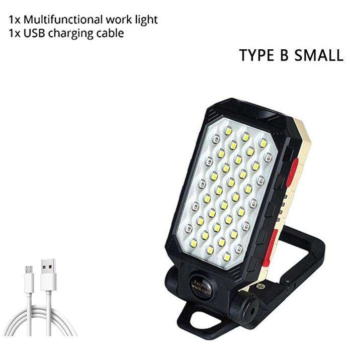 Promo Lampu Emergency LED Magnet / Work Light Emergency USB C ...