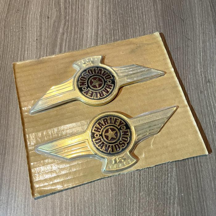 Jual Logo emblem Tangki Original Harley Davidson Fatboy Anniversary 15 ...