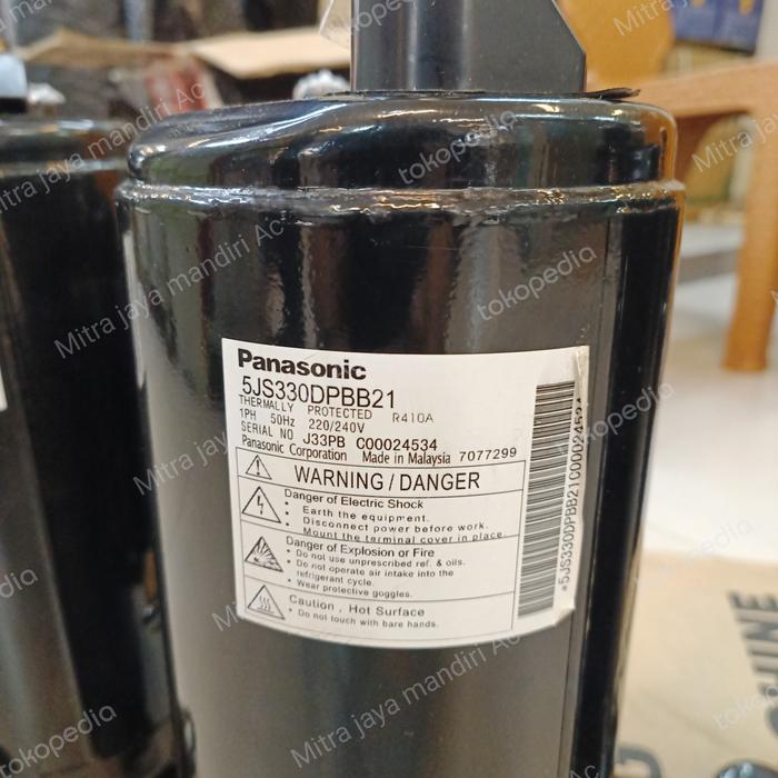 Jual Compressor Panasonic 5JS330DPBB21 R410A 3PK 1 PHASE - Jakarta ...