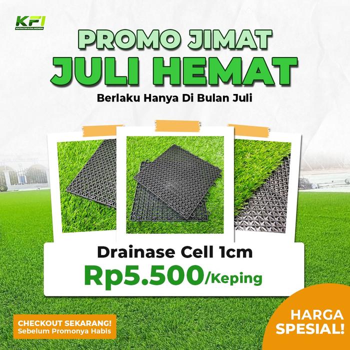 Jual Drainase Cell Tipis Alas Rumput Sintetis 25 x 25 cm Tebal 1cm ...