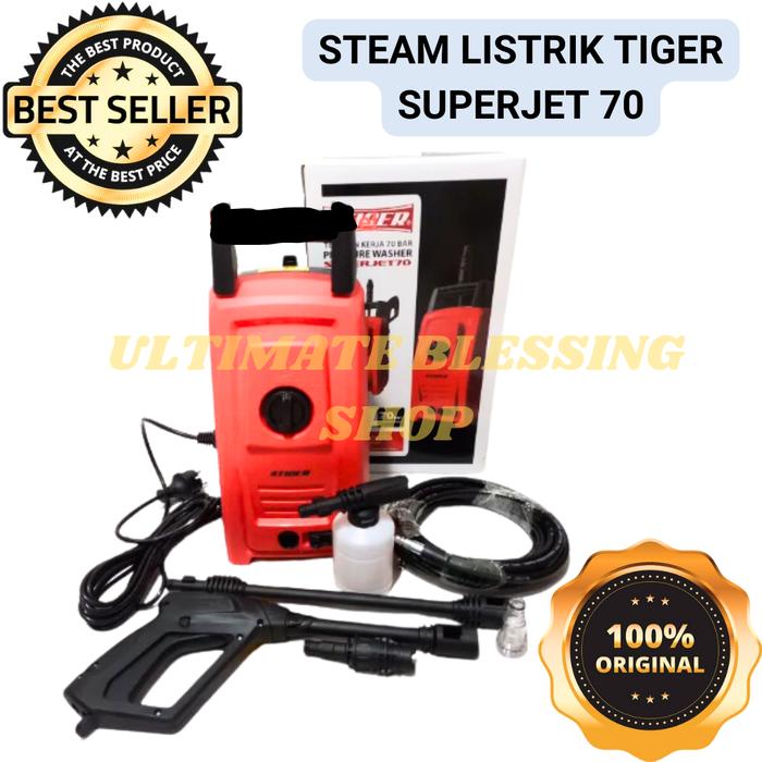 Jual Steam Listrik Tiger Superjet 70 Cleaner Motor Mobil Original ...