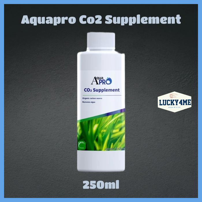 Jual AQUAPRO Co2 Aquascape Supplement tanaman air 250ml - Kota Surabaya - Lucky4Me | Tokopedia