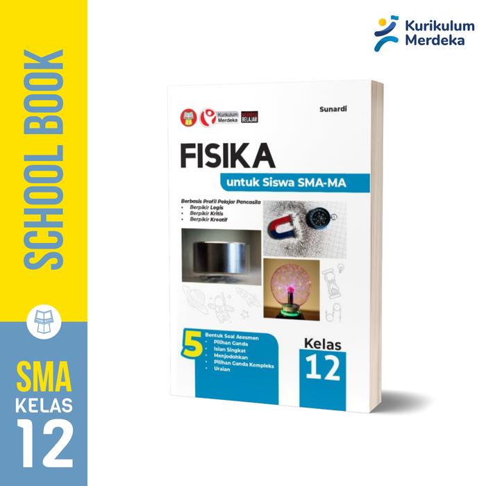 Promo Yrama Widya - Buku Fisika untuk Siswa SMA/MA Kelas 12 (Buku Paket Kurikulum Merdeka ...