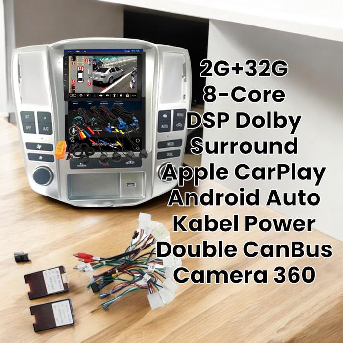 Promo HU android model Tesla untuk Toyota Harrier Lexus RX300 RX 330 RX ...