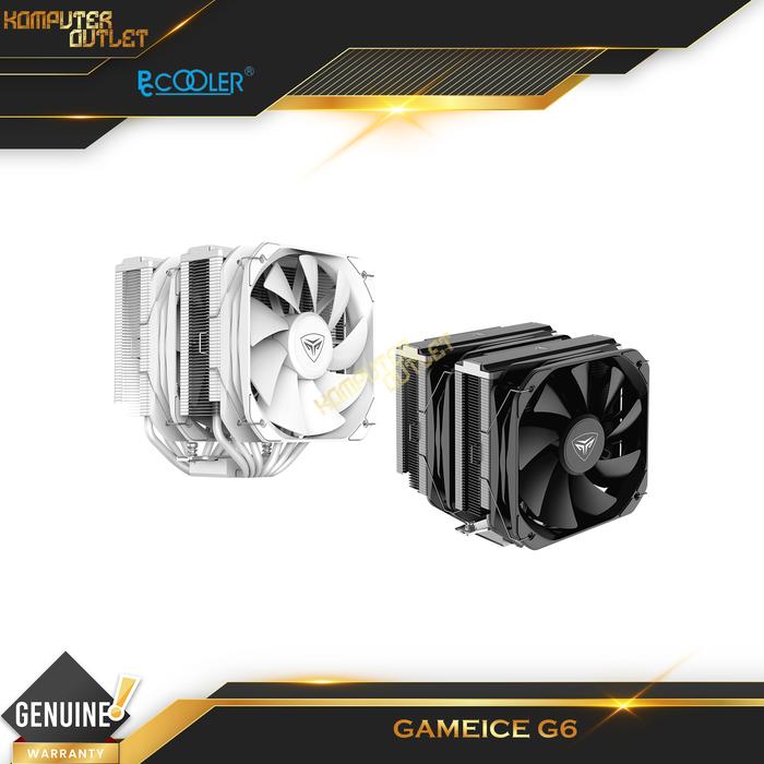 Jual PCCooler GameIce G6 Dual Tower Fan | PC Cooler High Performance Air CPU Cooler - Jakarta ...