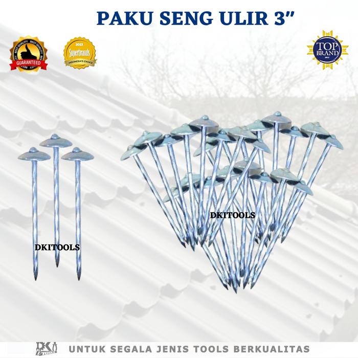 Jual Paku Seng Ulir Paku Seng Paku Asbes Ulir 3 Inch - Jakarta Utara ...