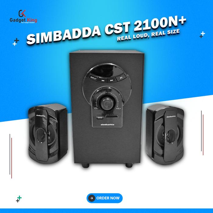Jual Simbadda CST 2100N+ Bluetooth Multimedia Speaker Komputer PC HP ...