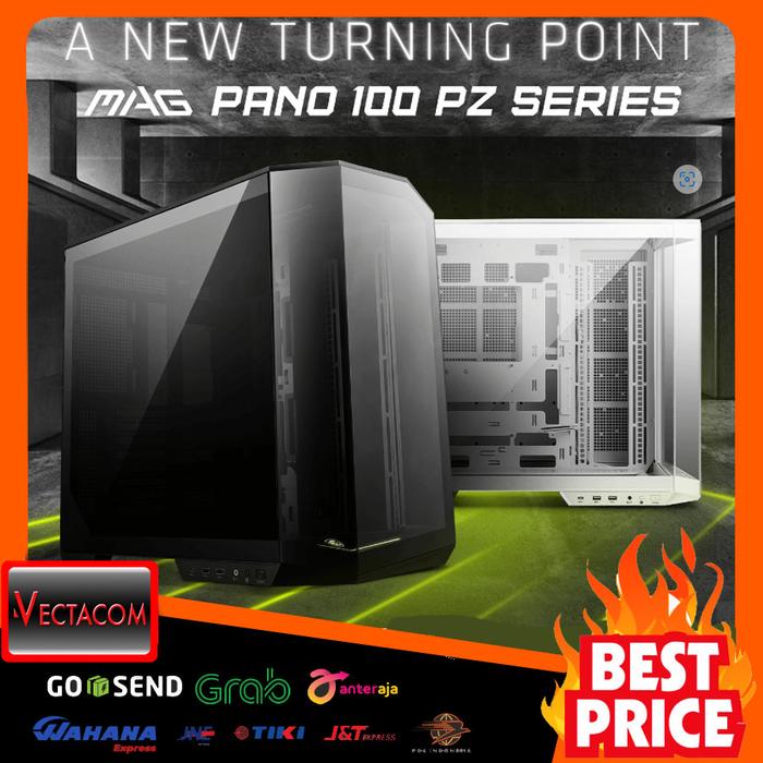 Jual CASE MSI MAG PANO 100L PZ BLACK - ATX / Micro-ATX / Mini-ITX ...