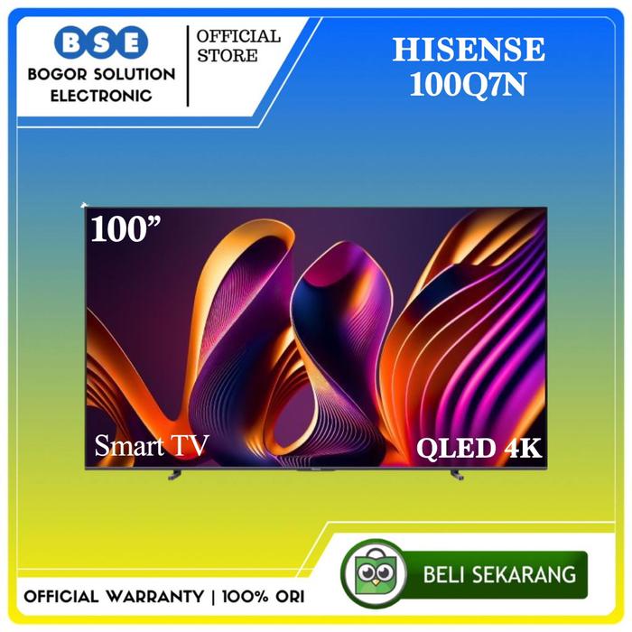 Promo TV Hisense QLED 100 Inch Q7N 4K HDR 10+ Hisense 100Q7N Smart TV VIDAA OS Qled 100" [RESMI ...
