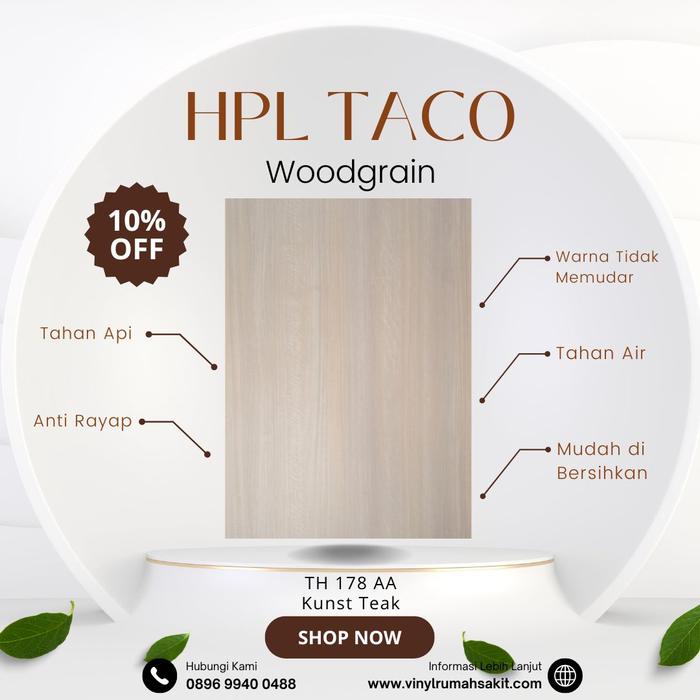 Jual HPL Taco kode TH 178 AA - Kunst Teak [Woodgrain] - Kota Bekasi ...