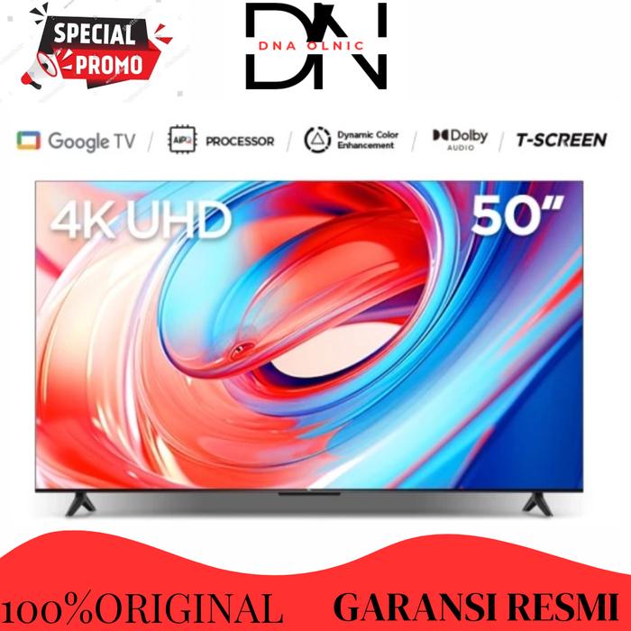 Jual tcl 50 inch 50v6b 4k uhd google tv - t screen -dolby audio 50v6b ...