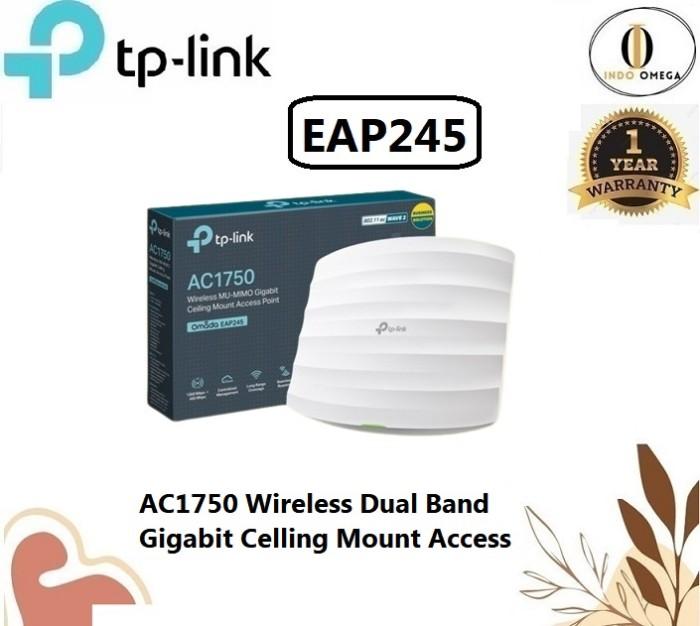 Jual Tplink EAP245 AC1750 Wireless MU-MIMO Gigabit Ceiling Access Point ...