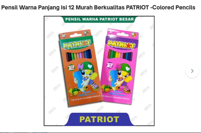 Jual pencil warna 12 warna panjang - Kab. Pati - DALLA RAYA SHOP ...