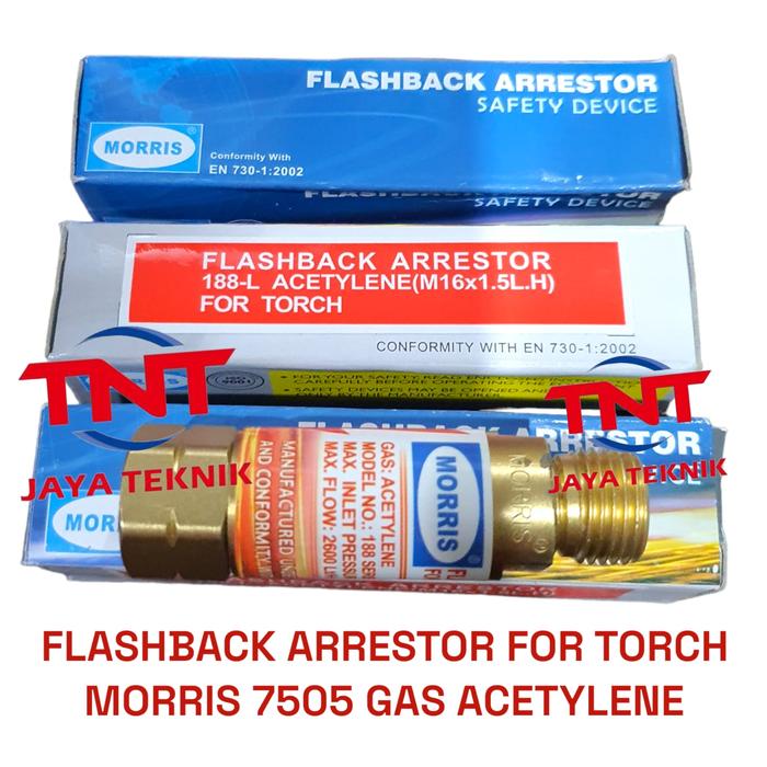 Jual MORRIS FLASHBACK ARRESTOR FOR TORCH OXYGEN ACETYLENE 188 M16 ...