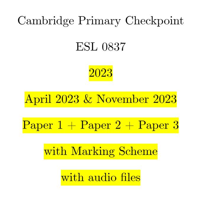 Jual Cambridge Primary Checkpoint ESL (English as Second Language ...