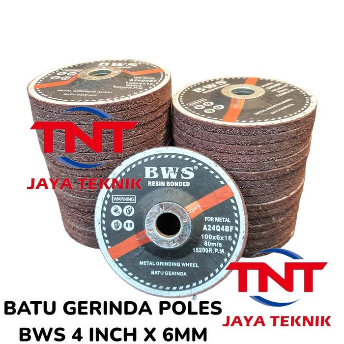 Jual BATU GERINDA POLES 4 INCH X 6MM / BATU GURINDA POLES BWS 4" X 6MM - Jakarta Barat - TNT ...