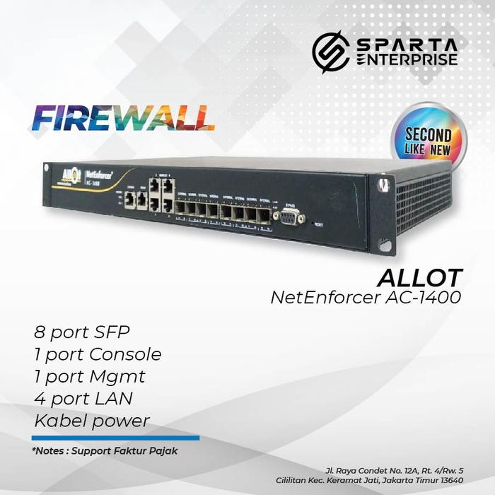 Jual Firewall Vpn Allot NetEnforcer AC-1400 - Jakarta Timur - cv ...