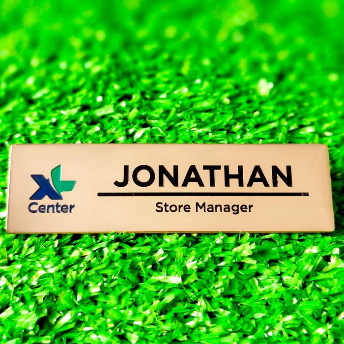 Jual Nama Dada/Name Tag/Custom - Jakarta Timur - Dunia Etching | Tokopedia
