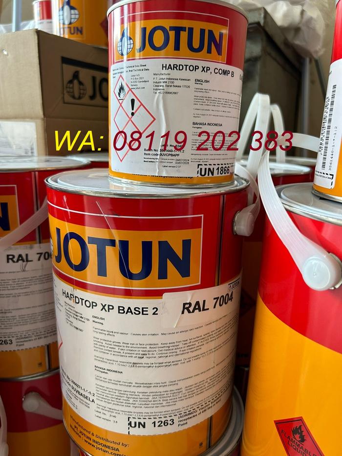 Jual Jotun Hardtop XP RAL7004 signal grey cat finish gloss PU 5L RAL ...