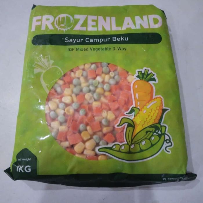 Jual Frozenland Mixed Vegetables Sayur Campur Beku 1 Kg Sayuran Frozen ...