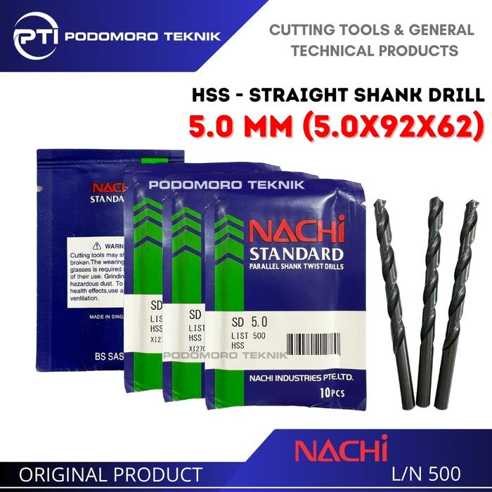 Promo NACHI Mata Bor 5.0 s/d 5.9 Drill 5.0 5.1 5.2 5.3 5.4 5.5 5.6 5.7 ...