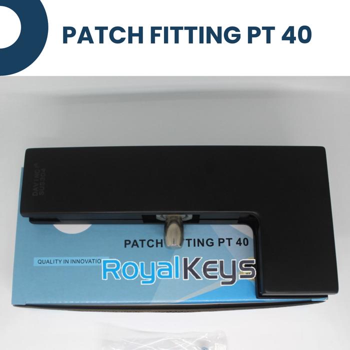 Jual Patch Fitting PT 40 Hitam Davinci Penjepit Engsel Pintu Kaca Atas ...