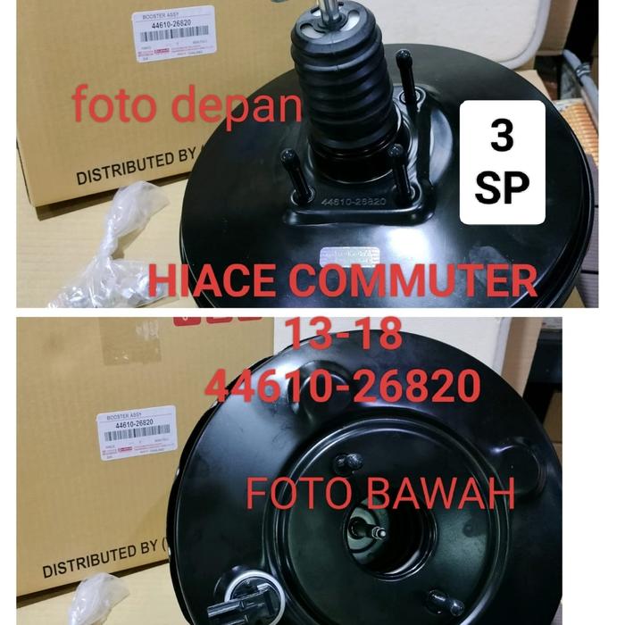 Jual BRAKE BOOSTER ASSY BOOSTER REM TOYOTA HIACE COMMUTER 1 SET FOTO ...