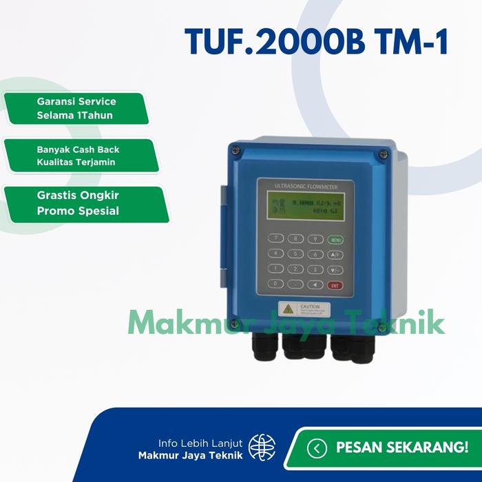Jual Flow Meter TUF2000B 50-700mm TM-1 Ultrasonic Water Flowmeter TUF ...