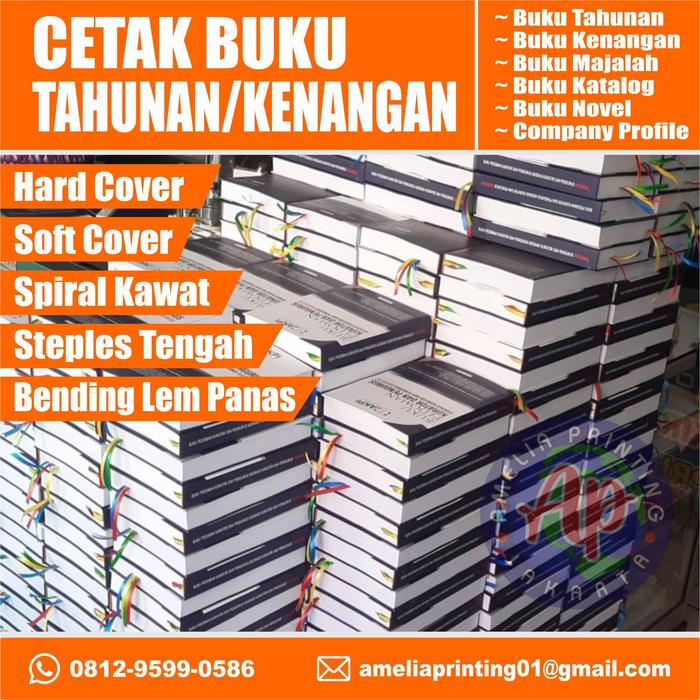 Jual Cetak Buku Satuan Hardcover dan Softcover Bending Lem Panas | A4 ...