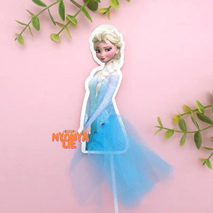 Jual CKA17 Cake Topper Kertas Kartun Frozen Princess ELSA SOFIA Snow ...