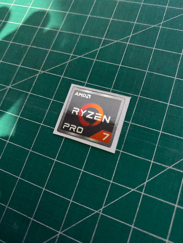 Jual Stiker AMD Ryzen 7 Pro Mengkilat - Kab. Cirebon - DJong Creative ...