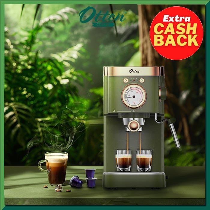 Promo Otten - Mesin Kopi Espresso 20 Bar (Retto Forest Green) Coffee ...