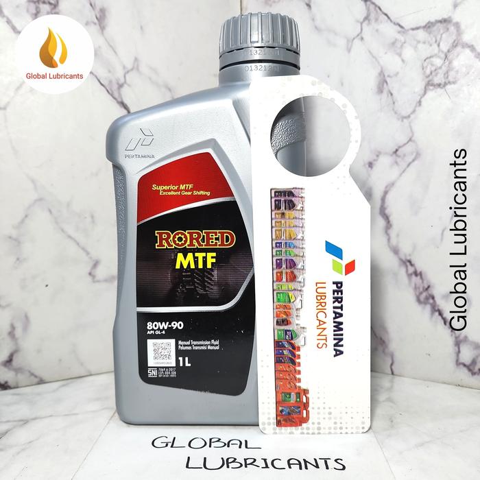 Jual Pertamina RORED MTF 80W-90 GL-4 1 Liter (Oli Transmisi Manual ...