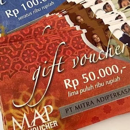 Jual Voucher Belanja MAP Nominal 50K - Kab. Tangerang - May's Art ...