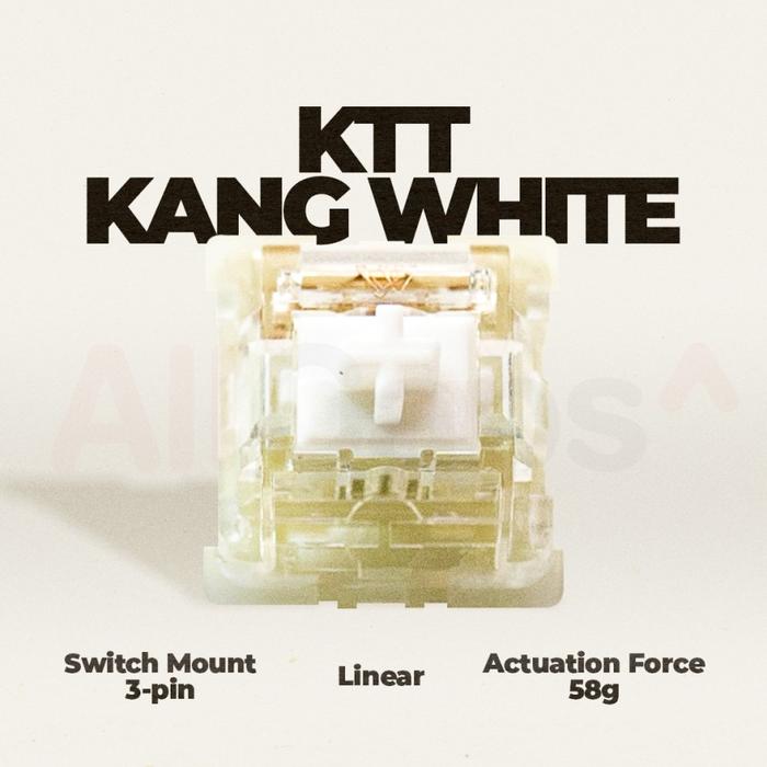 Jual KTT Kang White Lubed Linear Switch Mechanical Keyboard - Jakarta ...
