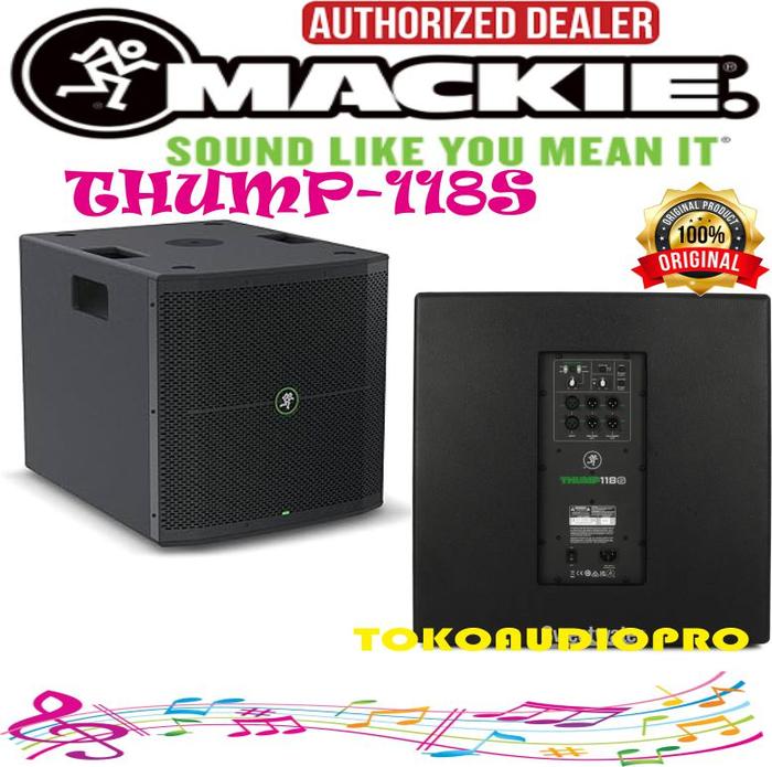 Jual Subwoofer Mackie Thump-118S 1,400-watt 18-inch Powered Subwoofer ...