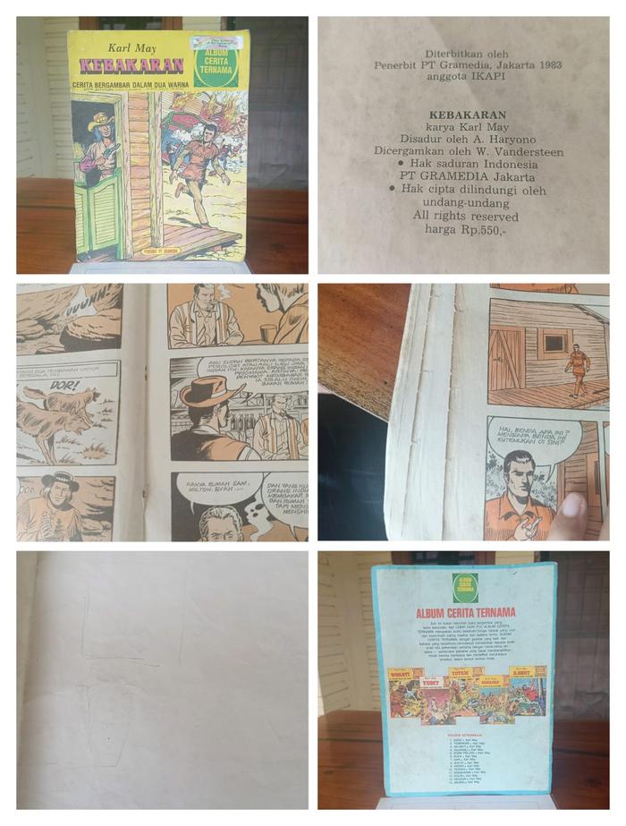 Jual Komik Cergam Serial Album Cerita Ternama Karl May dan Lima Sekawan ...