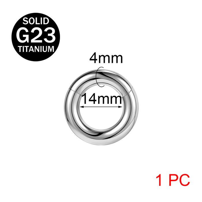 Jual G23 Titanium Ear Expander 1 Pc Silver Septum Ring Multifuctional ...
