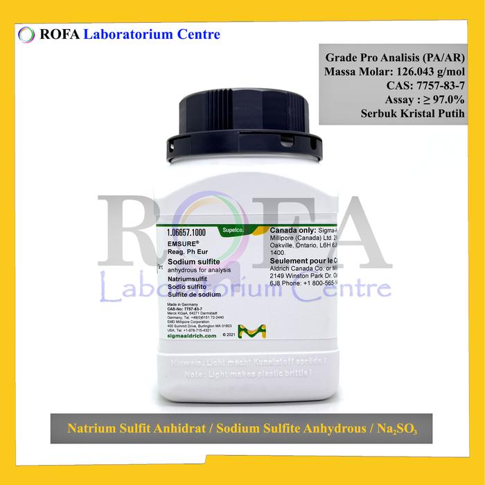 Jual Natrium Sulfit Anhidrat / Sodium Sulfite Anhydrous / Na2SO3 Pro ...