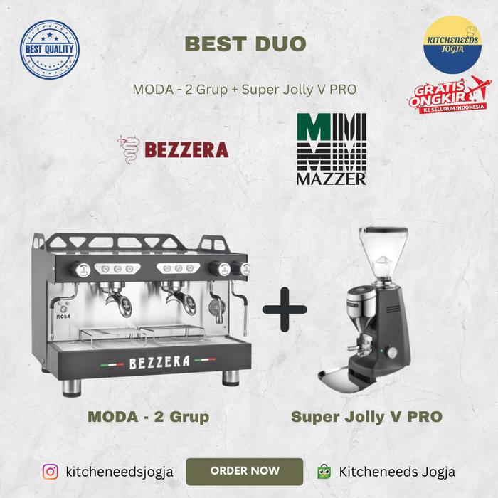 Jual BuyMorePayLess- BEST DUO] Espresso Machine BEZZERA Moda 2 Gr ...