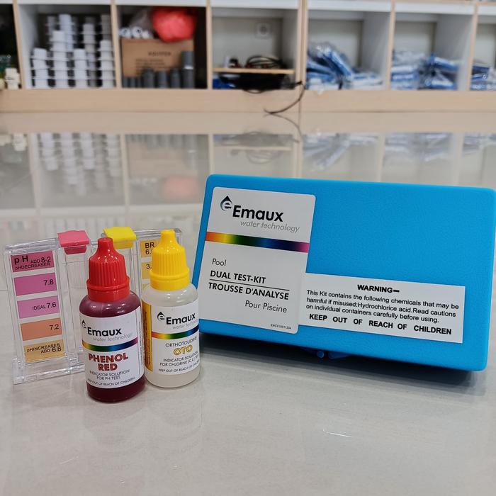Jual Alat Tes PH dan CL Kolam Renang Merk Emaux/Alat Tes Kadar Kolam ...