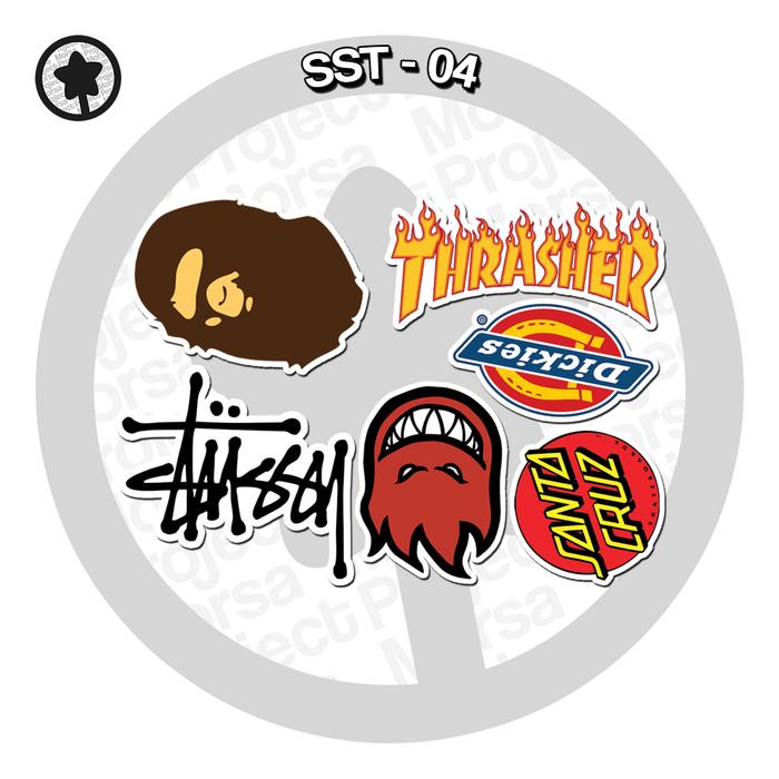 Jual STICKER PACK LOGO BRAND HYPEBEAST AESTHETIC | STIKER LAPTOP HP ...