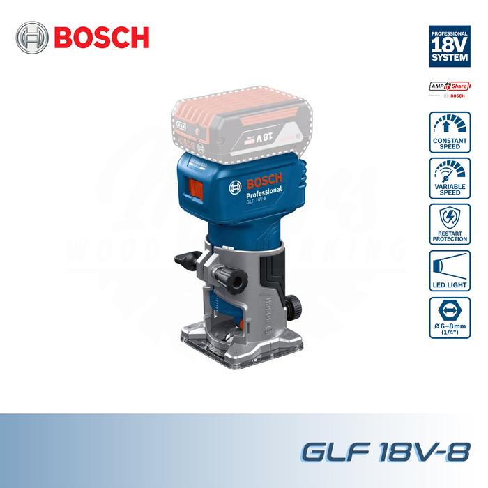 Jual Bosch GLF 18V-8 Brushless Cordless Palm Router - SOLO - Kota ...