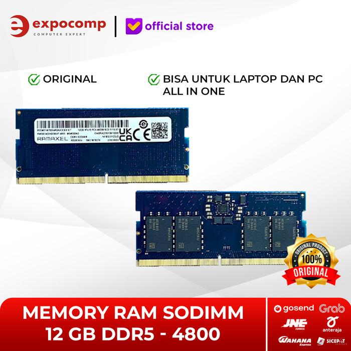 Promo MEMORY RAM SODIMM 12 GB DDR5 - 4800 ORIGINAL NEW LENOVO GAMING ...