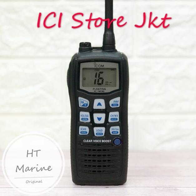 Jual Radio HT ICOM M36 Marine / IP67 / Original / Garansi Resmi - Kota Tangerang Selatan ...